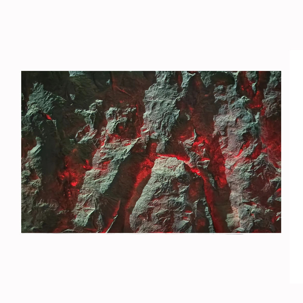 Volcanic Rock Texture Translucent 3D Wall Panels | FRP Imitation Stone ...