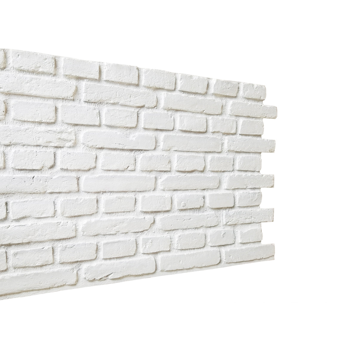 3D brick wall panel white – DryiInsta