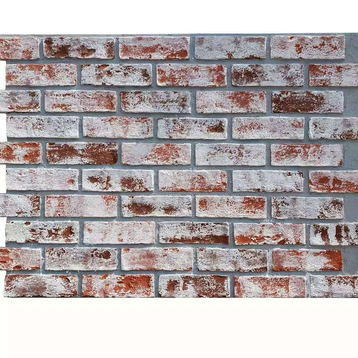 Red with Wash White Brick Wall – DryiInsta